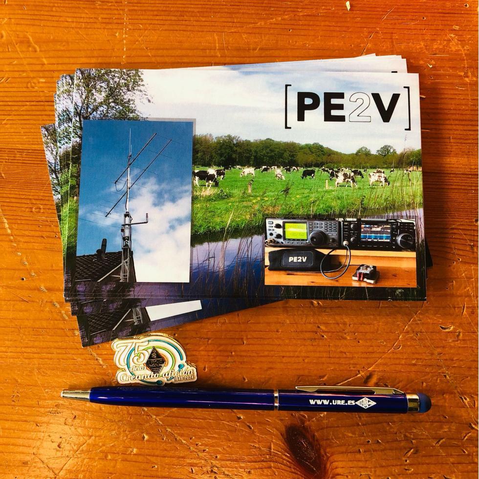 QSL kaarten service bij QDure - PE2V